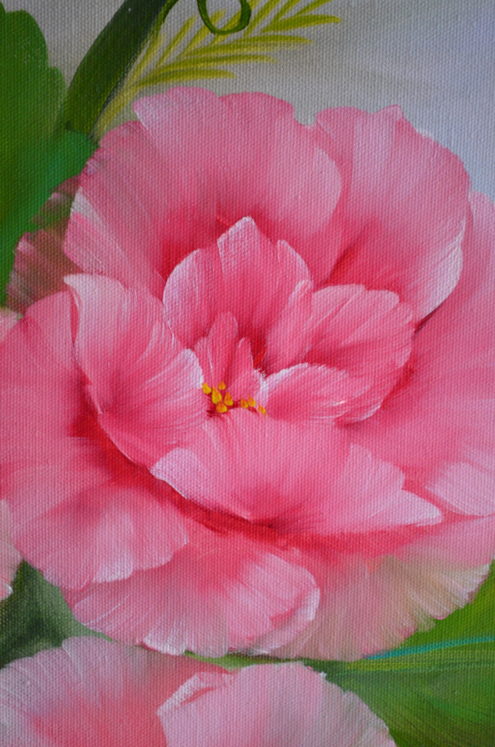 Bob Ross Inspired Flower Oil Painting Oil on Canvas Original Flower ...