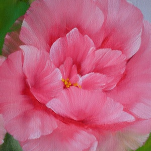 Bob Ross Inspired Flower Oil Painting Oil on Canvas Original Flower ...