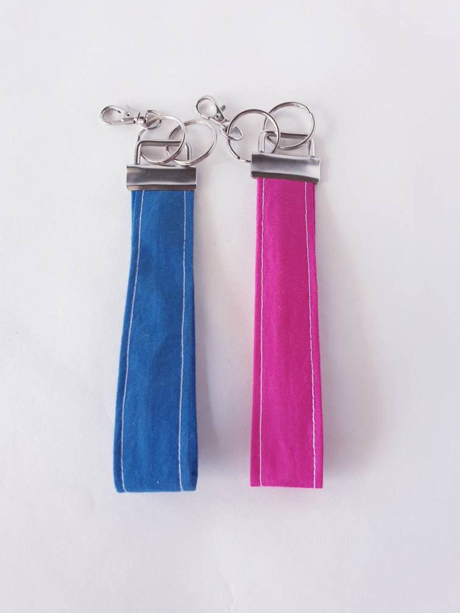 Key Ring Key Fob Keyring Wrist Strap Key Holder Fabric Key | Etsy