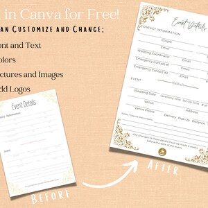 Cake Contract, Printable PDF, Editable Canva Template, Wedding Cake ...