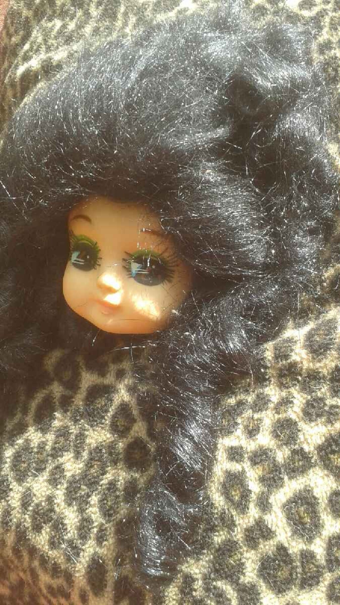 Handmade Gothic Pillow Altered Doll Art Leopard, Cheetah Vintage ...