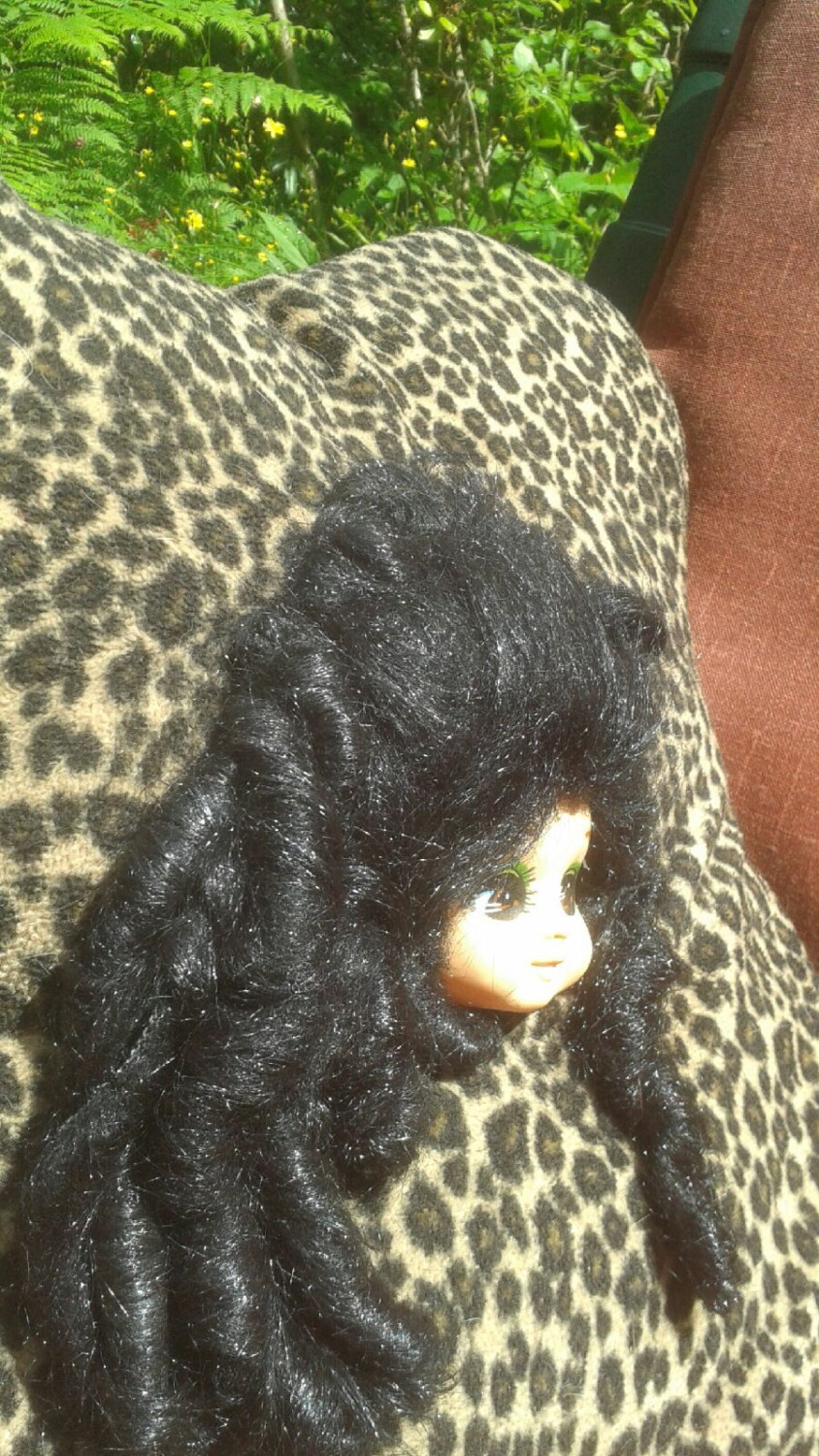 Handmade Gothic Pillow Altered Doll Art Leopard, Cheetah Vintage ...