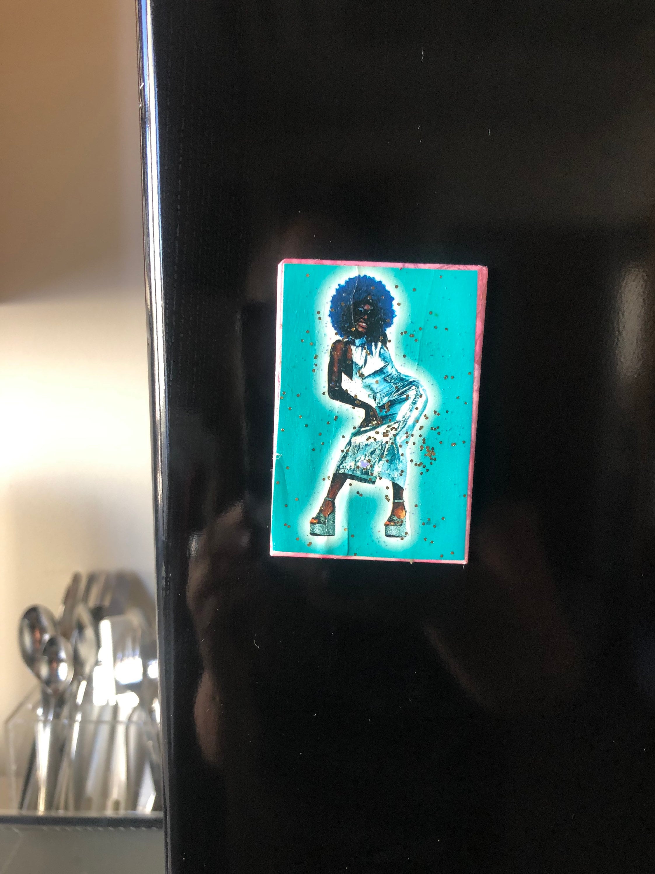 Disco Queen, African American Dancing Lady, 1970s, Funk, Mancave, She ...