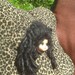 Handmade Gothic Pillow Altered Doll Art Leopard, Cheetah Vintage ...