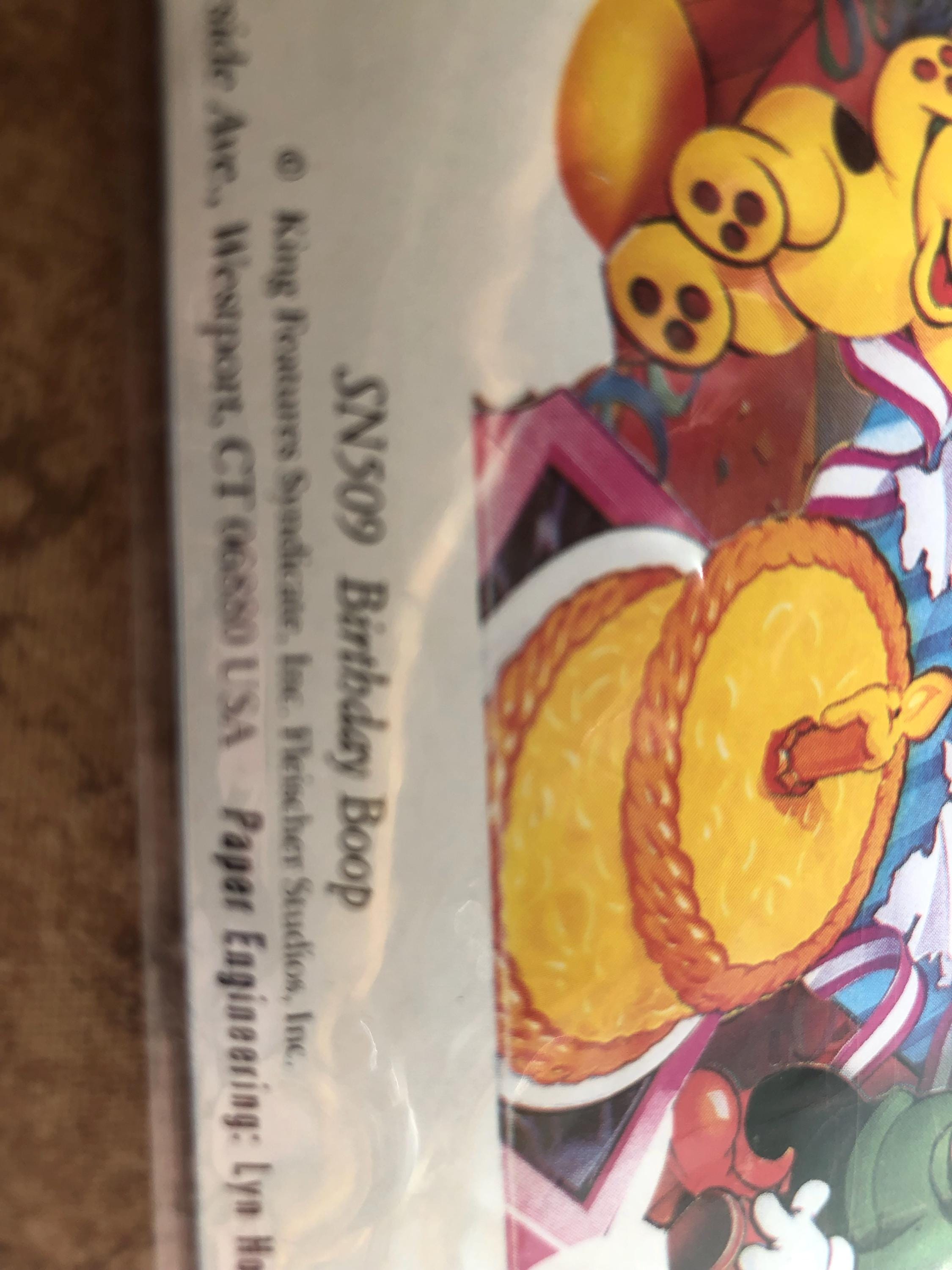 Vintage Betty Boop Pop-up Birthday Card, 1980s, Bimbo, Pudgy, Cartoon, Character - Etsy