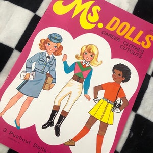 Ms. Mod Vintage Paper Dolls, Uncut Book, 1970s, NOS, Mid-century, Rare ...
