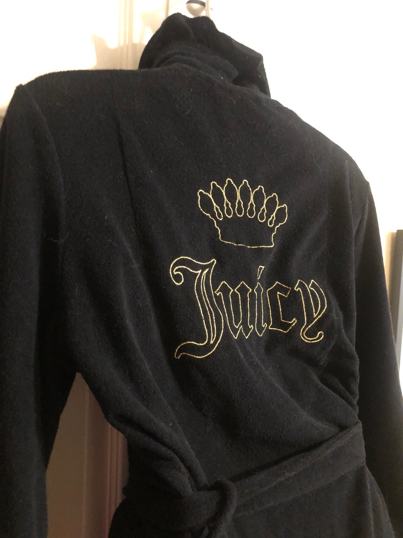 Vintage Juicy Couture Robe, Terri Cloth, Satin, Teen, Ladies Short ...