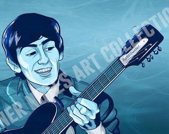 The Beatles George Harrison 11 X 14 Photo Print - Etsy