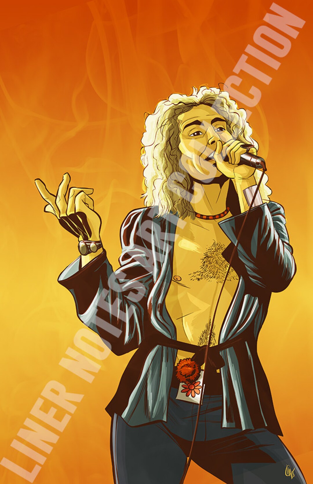 Caricature Drawings Of Led Zeppelin