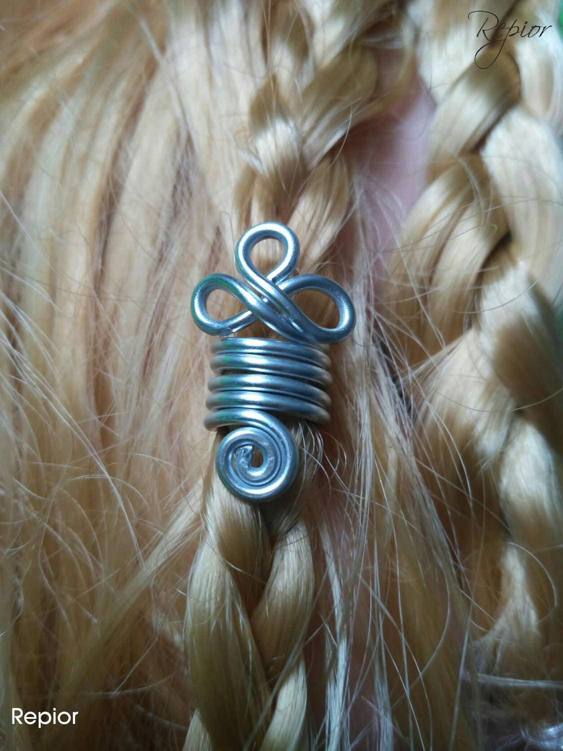 Celtic Dreadlocks Spiral Set Loc Rings 2 Hair Bead Viking - Etsy UK