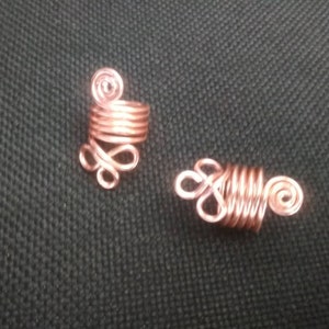 Celtic Dreadlocks Spiral Set, Loc Rings, 2 Hair Bead Viking Cuff ...