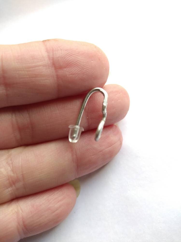 Half Hammered Navel Belly Bar Piercing, Belly Button Ring ...
