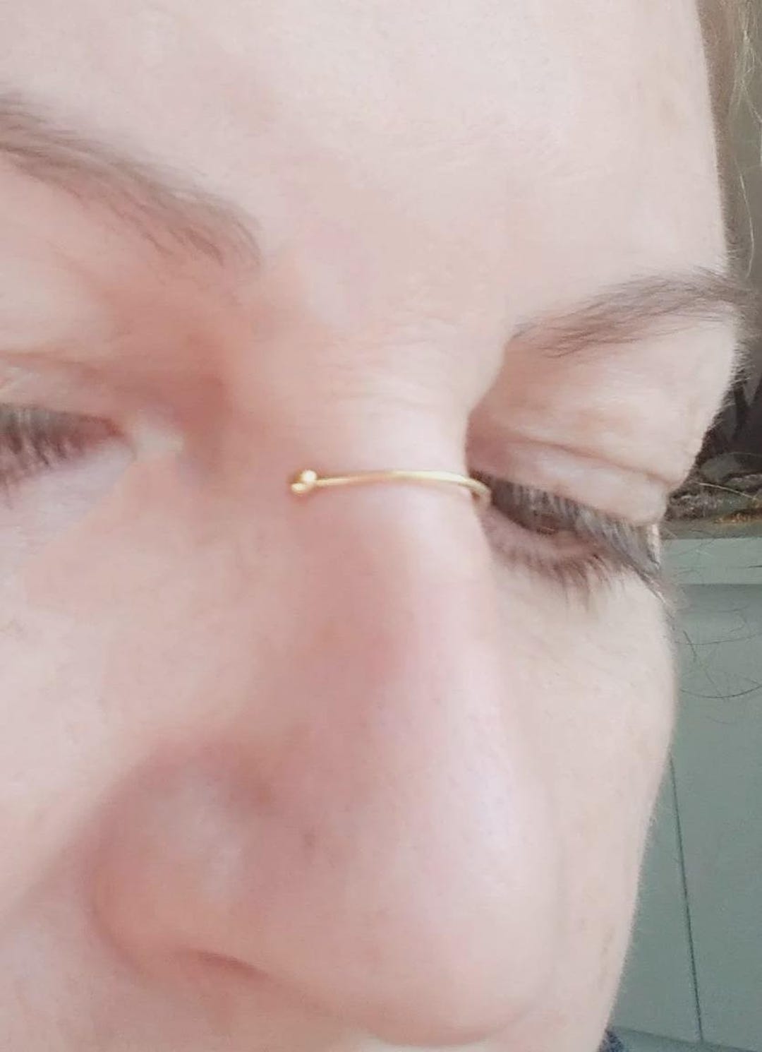 Trend Nose Bridge Cuff, Nose Jewelry, Nose Cuff, Handmade Non Piercing ...