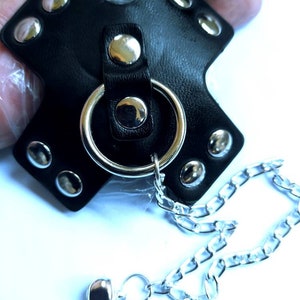 Leather Nipples Covers Noose, Non Piercing Nipples With Rings, Adhesive ...