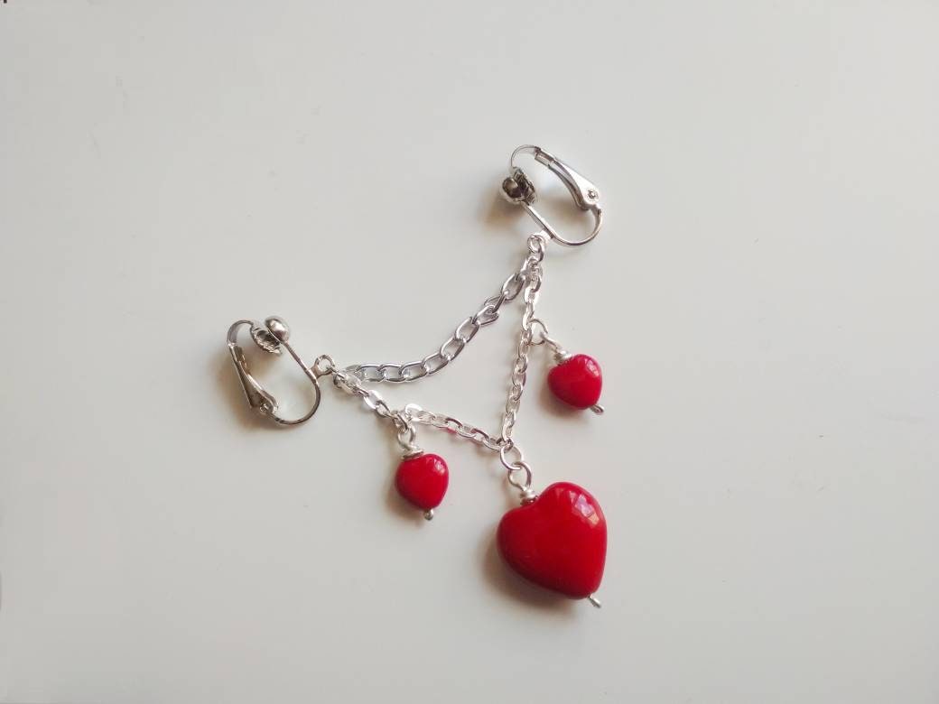 Intimate Jewelry Set Sexy Labia Clamps Heart Vaginal | Etsy