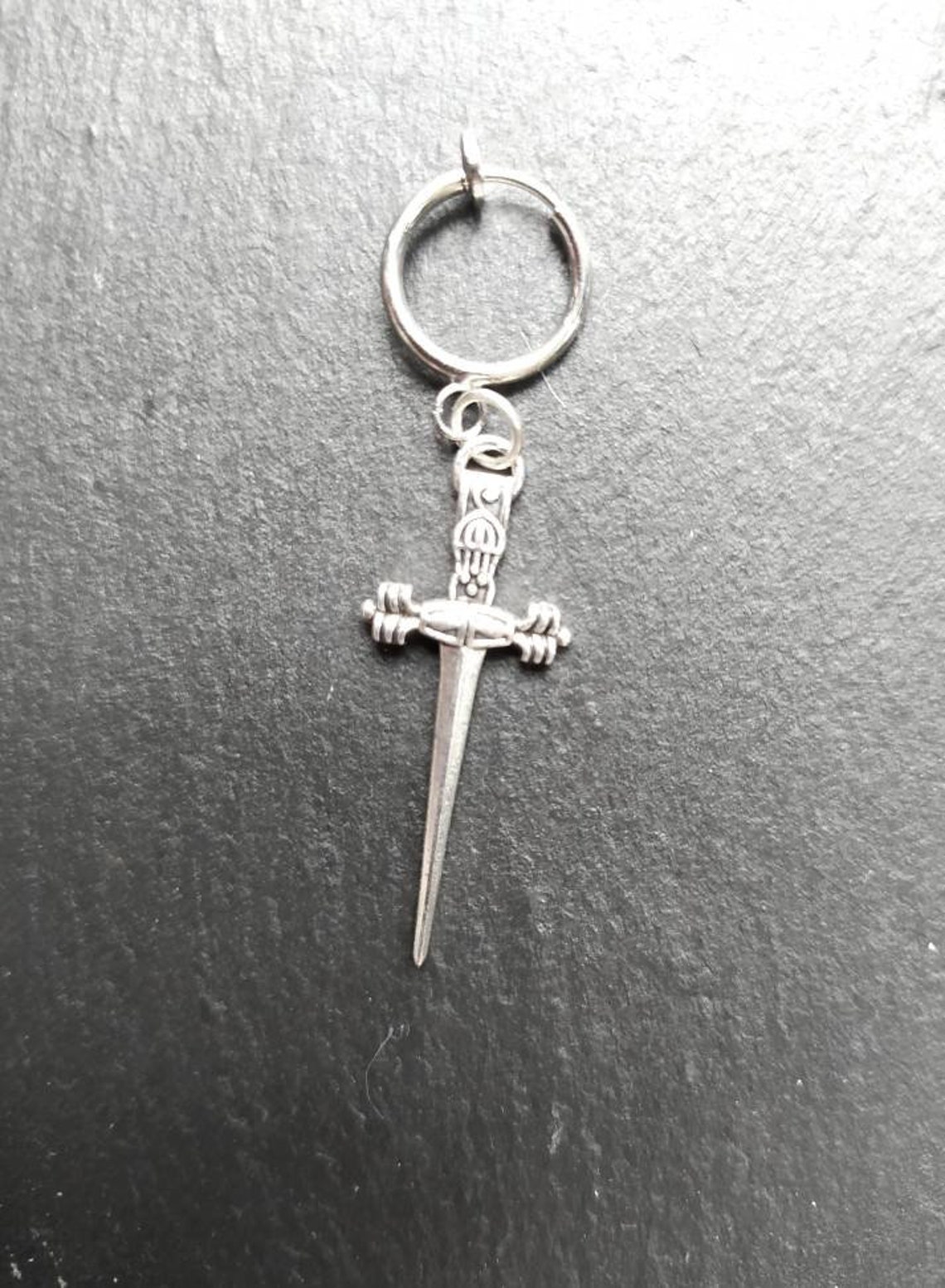 Non Piercing Belly Button Ring With Dangle Sword Summer - Etsy
