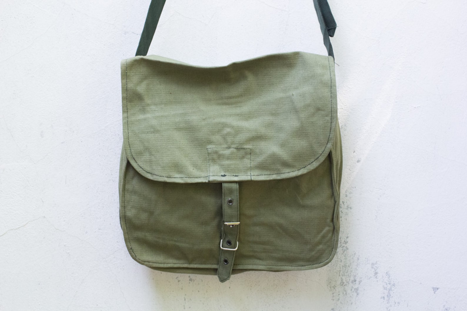 Vintage Green Military Bag Army Canvas Bag Soviet Unused USSR Cold War ...