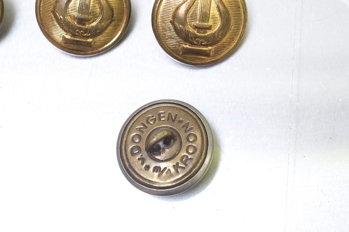 Vintage Set of 10 Small Buttons Pin Colorful Collection Rare - Etsy