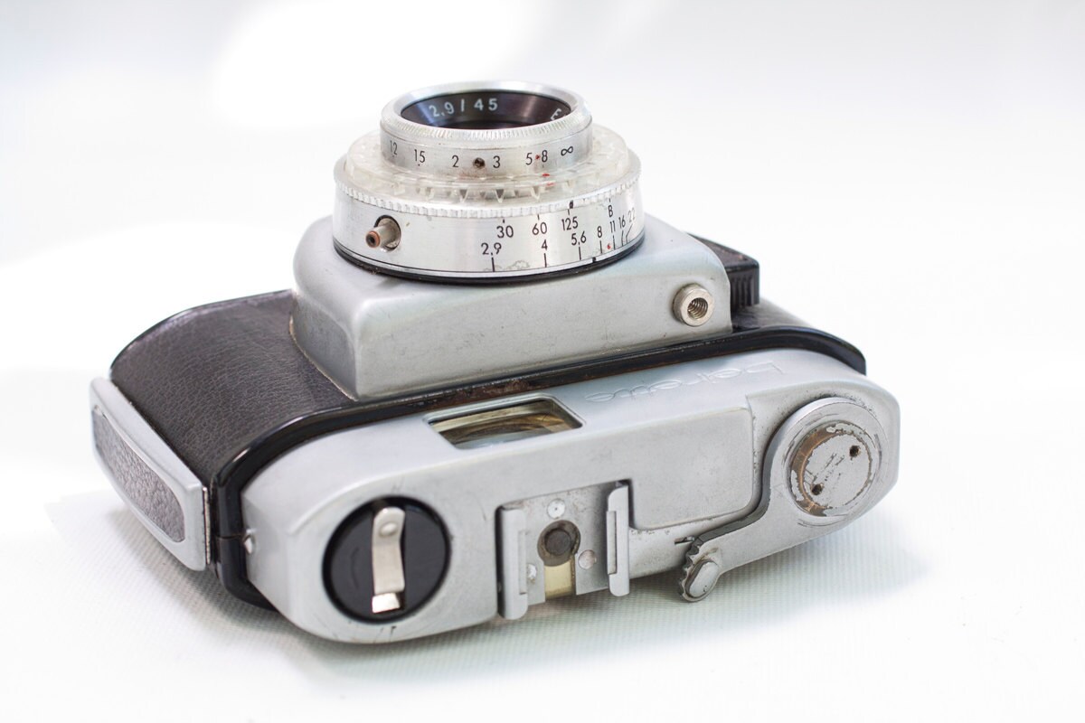 Vintage Beier Beirette VS Film Camera, DDR Photo Camera, Travel Camera, Black Case, Ohtteam ...