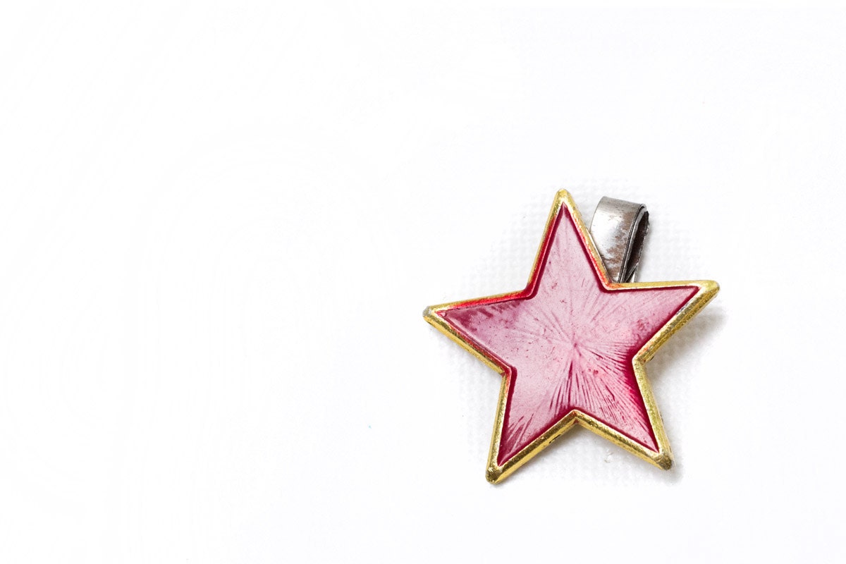 Vintage Bulgarian Army Red Star Communist USSR Soviet Badge Pin ...