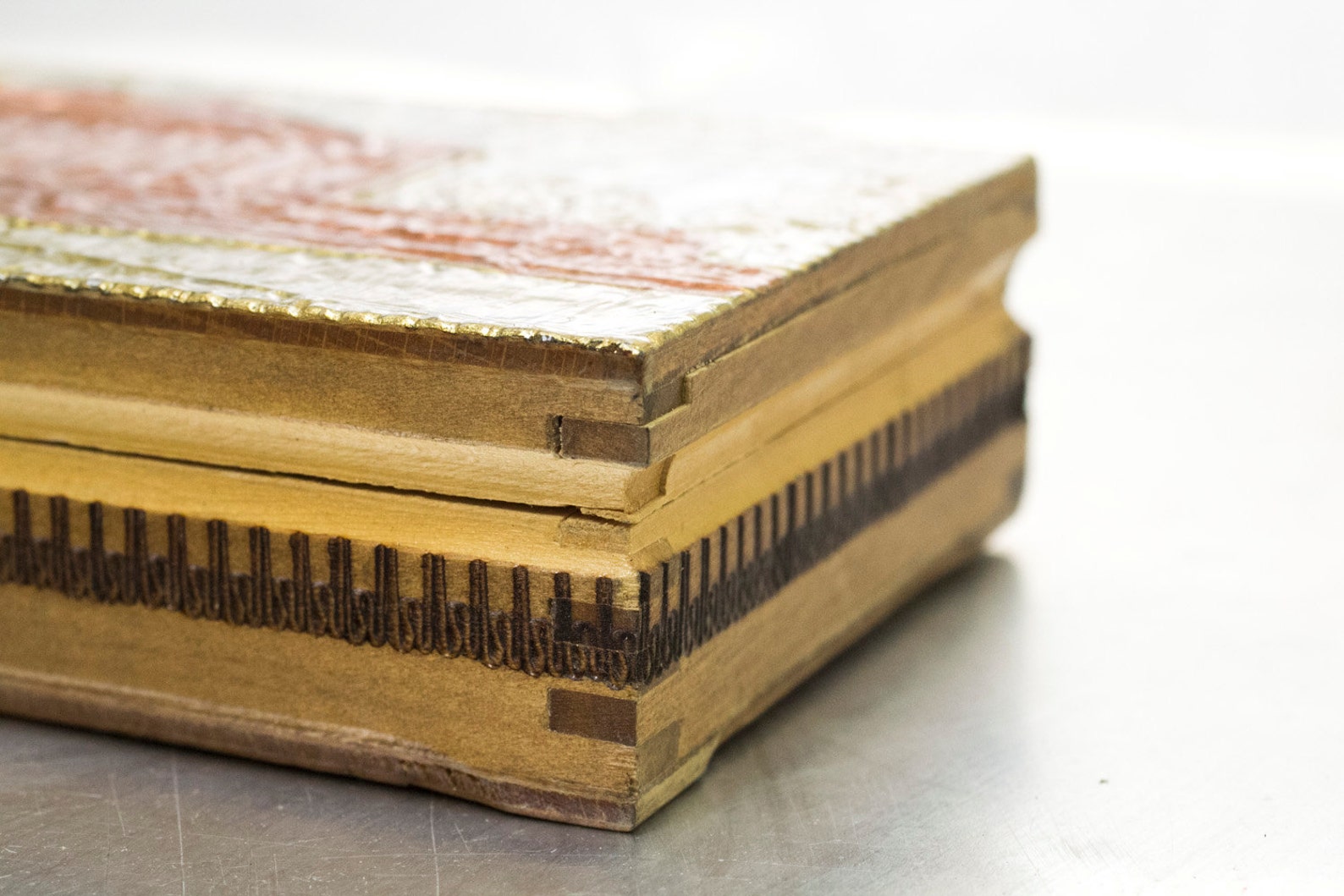 Vintage Metal Jewelry Keepsake Box URSS Russia Copper Hand - Etsy