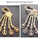 Skeleton Hand Ring Bracelet Finger Talon Bone Harness Punk Gothic ...