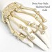 Skeleton Hand Ring Bracelet Finger Talon Bone Harness Punk Gothic ...