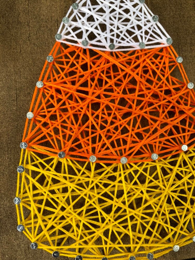 Candy Corn String Art Sign candy corn sign letrero de - Etsy México