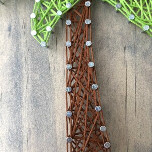 Palm Tree String Art Sign Palm Tree Sign Beach Sign | Etsy