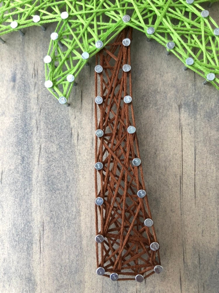 Palm Tree String Art Sign Palm Tree Sign Beach Sign | Etsy