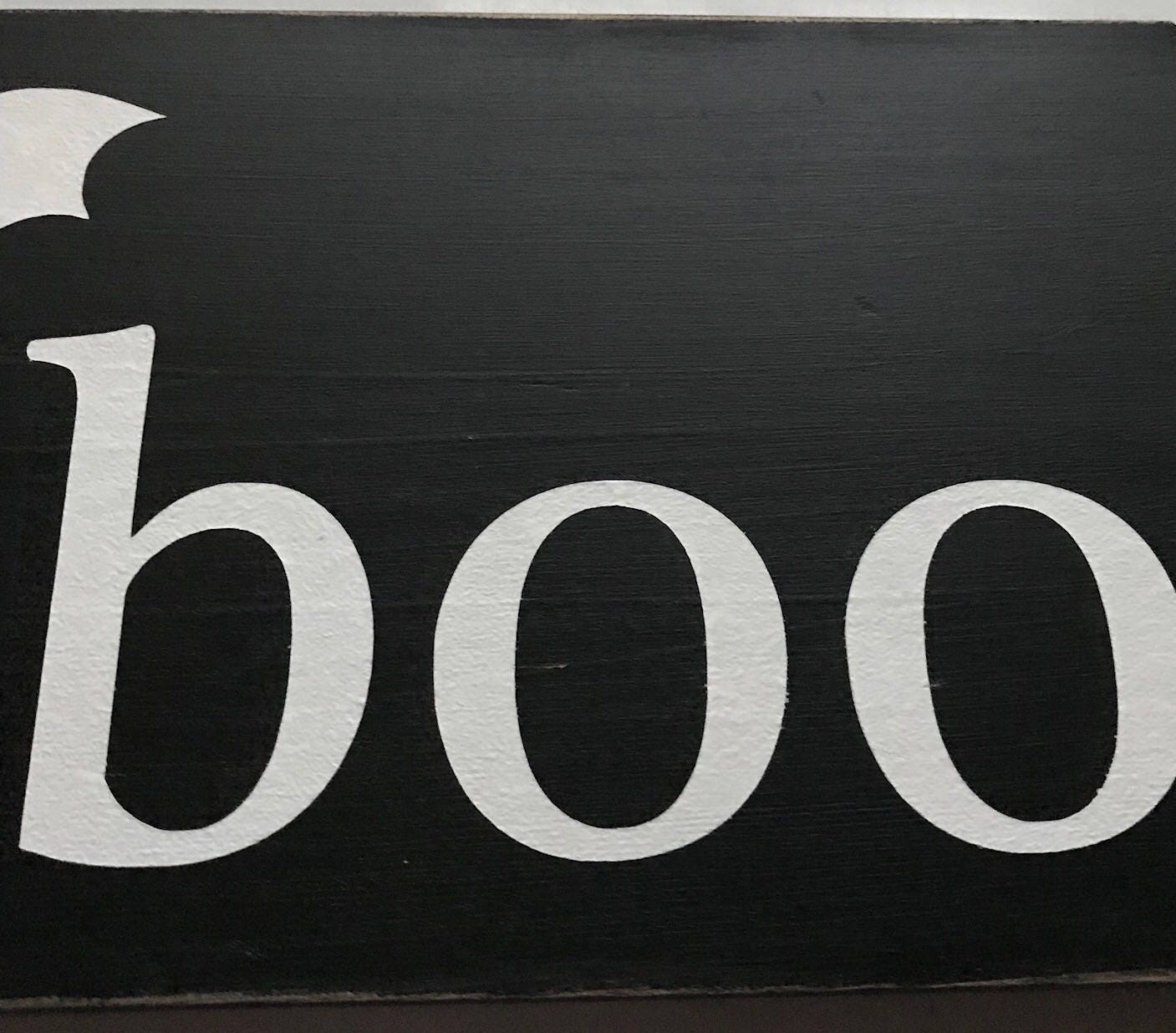 Boo Hand Painted Sign Halloween Sign Spider Sign Wooden - Etsy UK