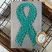 Pink Ribbon String Art Sign - Breast Cancer - Wooden Sign - Pink Ribbon ...