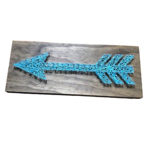 Arrow String Art Sign string art sign arrow sign nail | Etsy