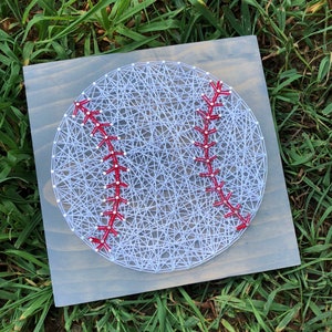 Baseball String Art Sign - Baseball Sign - MLB - Sports Sign - Boys ...