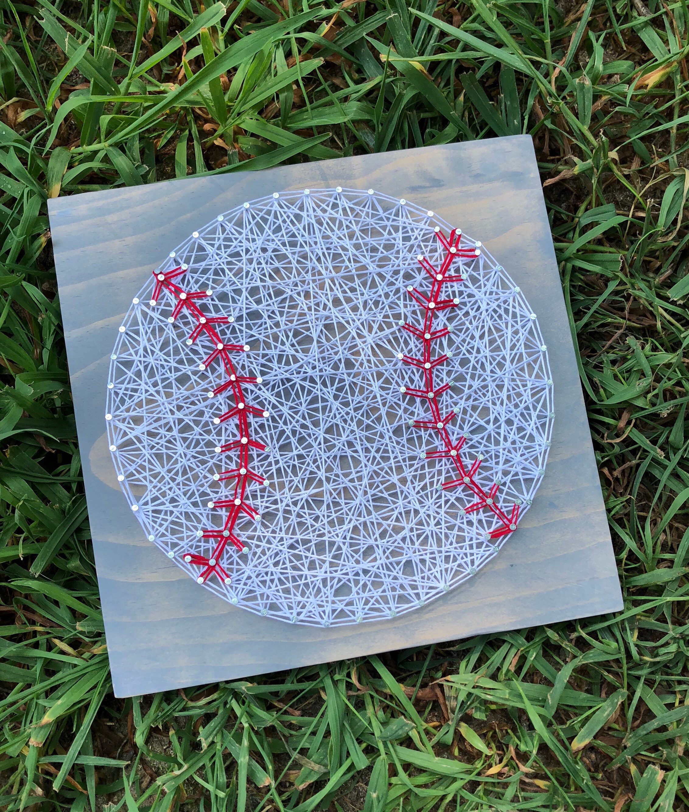 Baseball String Art Sign Baseball Sign MLB Sports Sign - Etsy