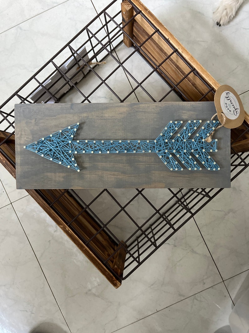 Arrow String Art Sign String Art Sign Arrow Sign Nail - Etsy