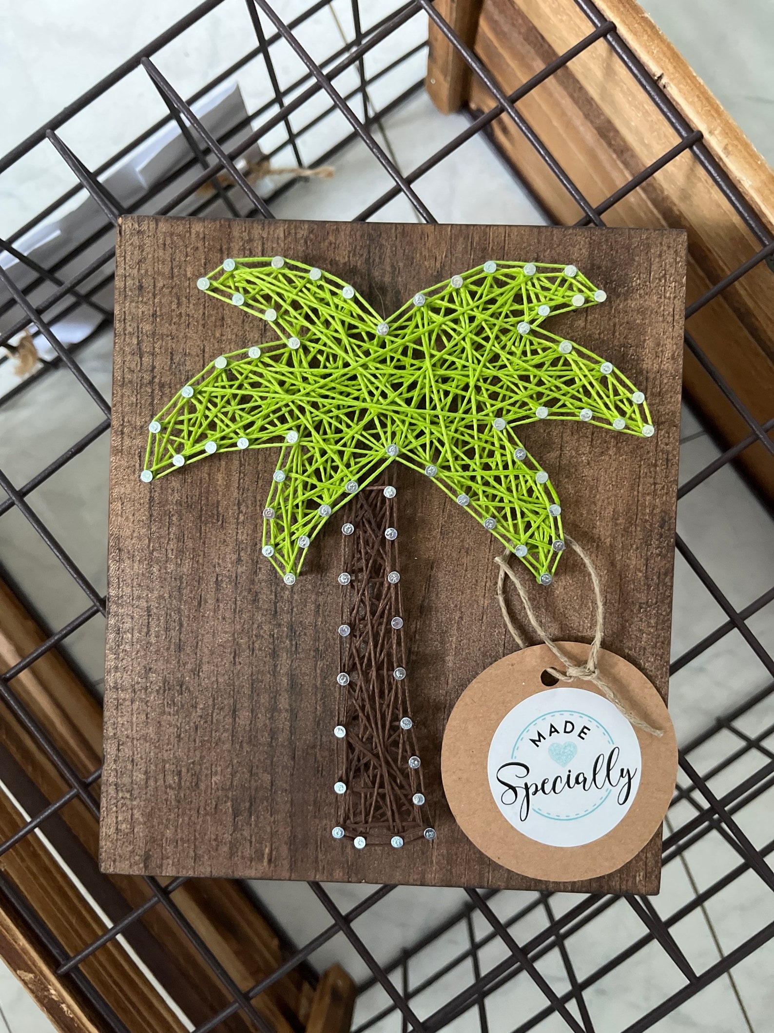 Palm Tree String Art Sign Palm Tree Sign Beach Sign Wooden Sign Gift ...