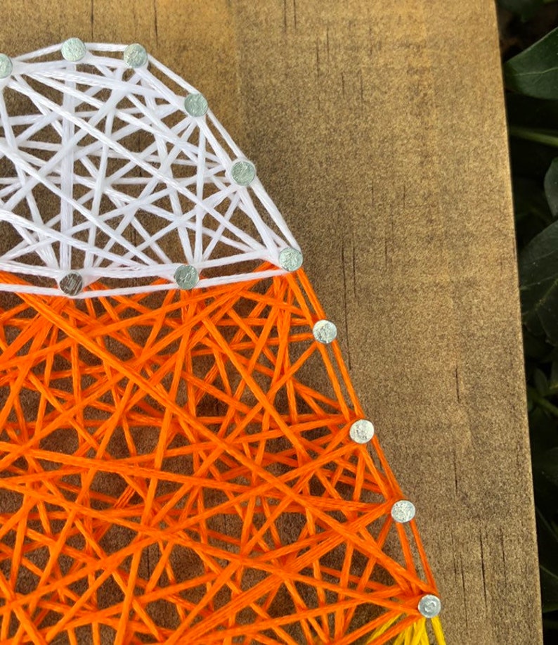 Candy Corn String Art Sign candy corn sign letrero de - Etsy México