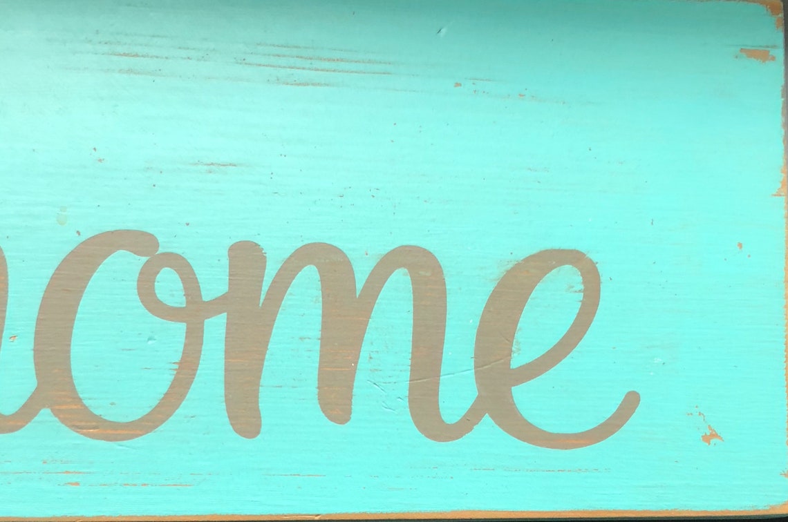 Our Home Sign Hand Painted Sign Wooden Sign Rustic Sign - Etsy