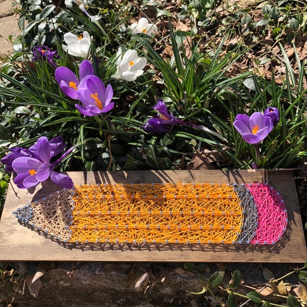 Teacher String Art - Etsy