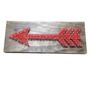 Arrow String Art Sign - String Art Sign - Arrow Sign - Nail Art ...