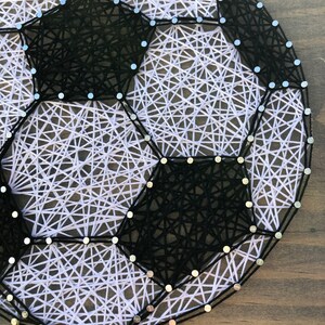 Soccer Ball String Art Sign - Ball String Art Sign - Sports String Art ...