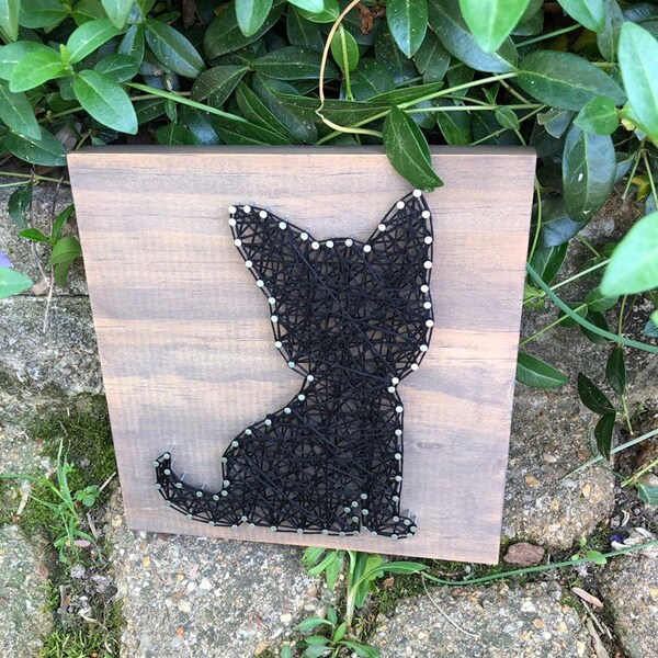 Cat String Art - Etsy