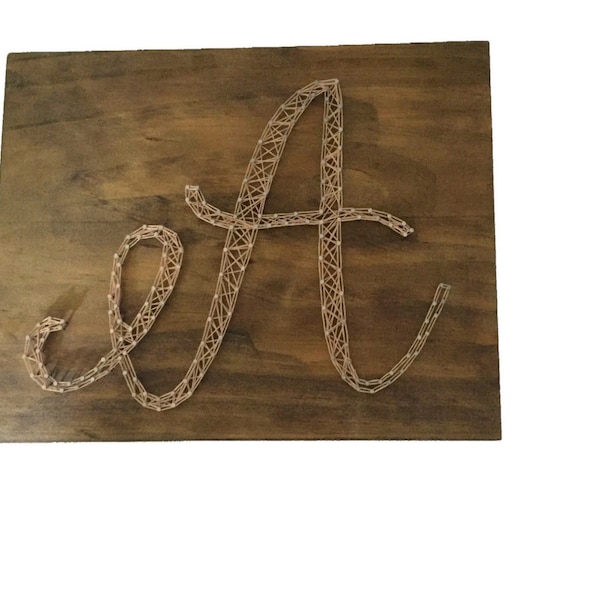 Monogram String Art - Etsy
