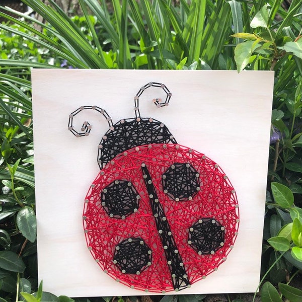 Wooden Ladybug Wall Decor - Etsy