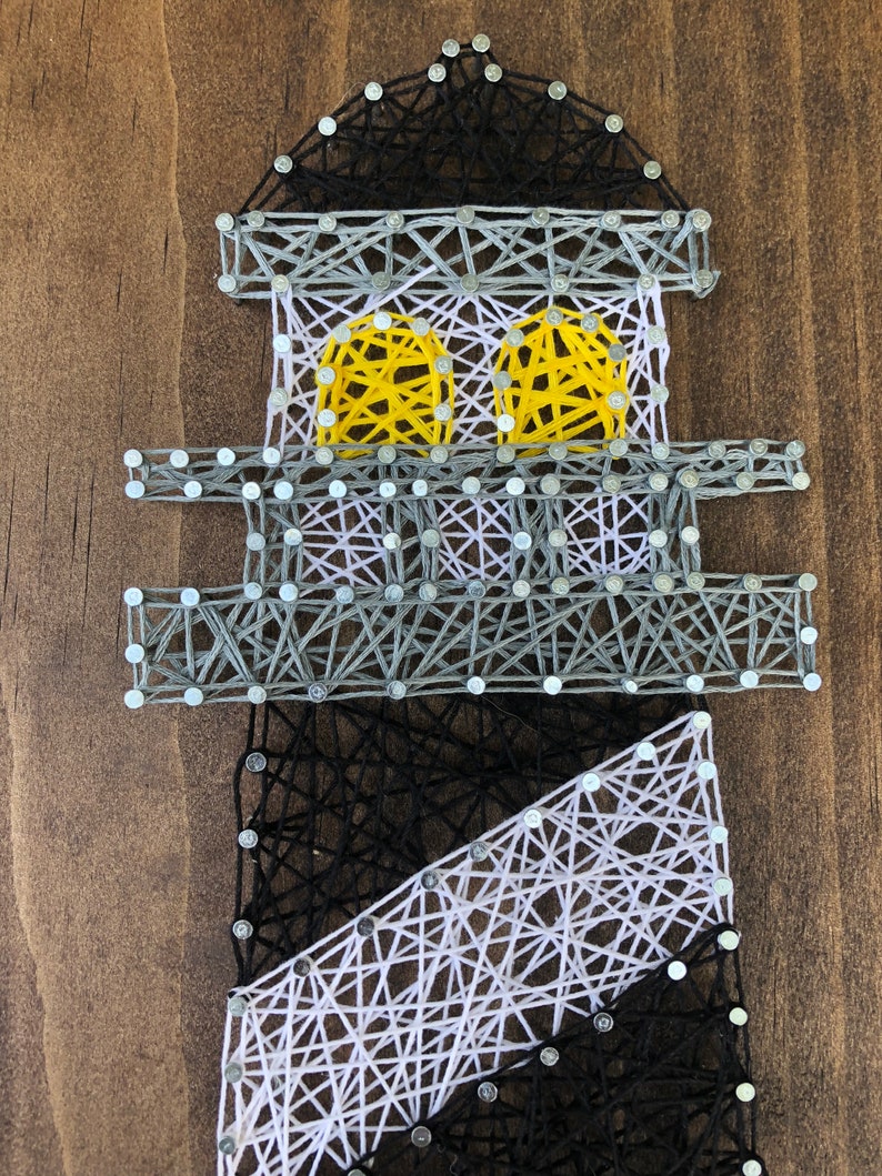 Lighthouse String Art Sign Lighthouse Sign Lighthouse - Etsy