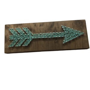 Arrow String Art Sign string art sign arrow sign nail | Etsy