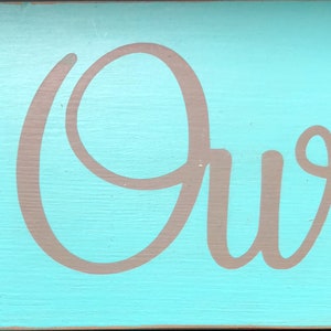 Our Home Sign - Hand Painted Sign - Wooden Sign - Rustic Sign ...