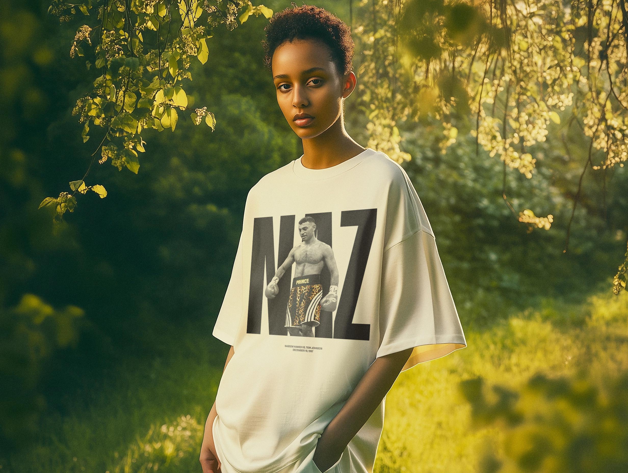 Naseem Hamed "prince Naz" Vintage Boxing T-shirt | IBF Championship ...