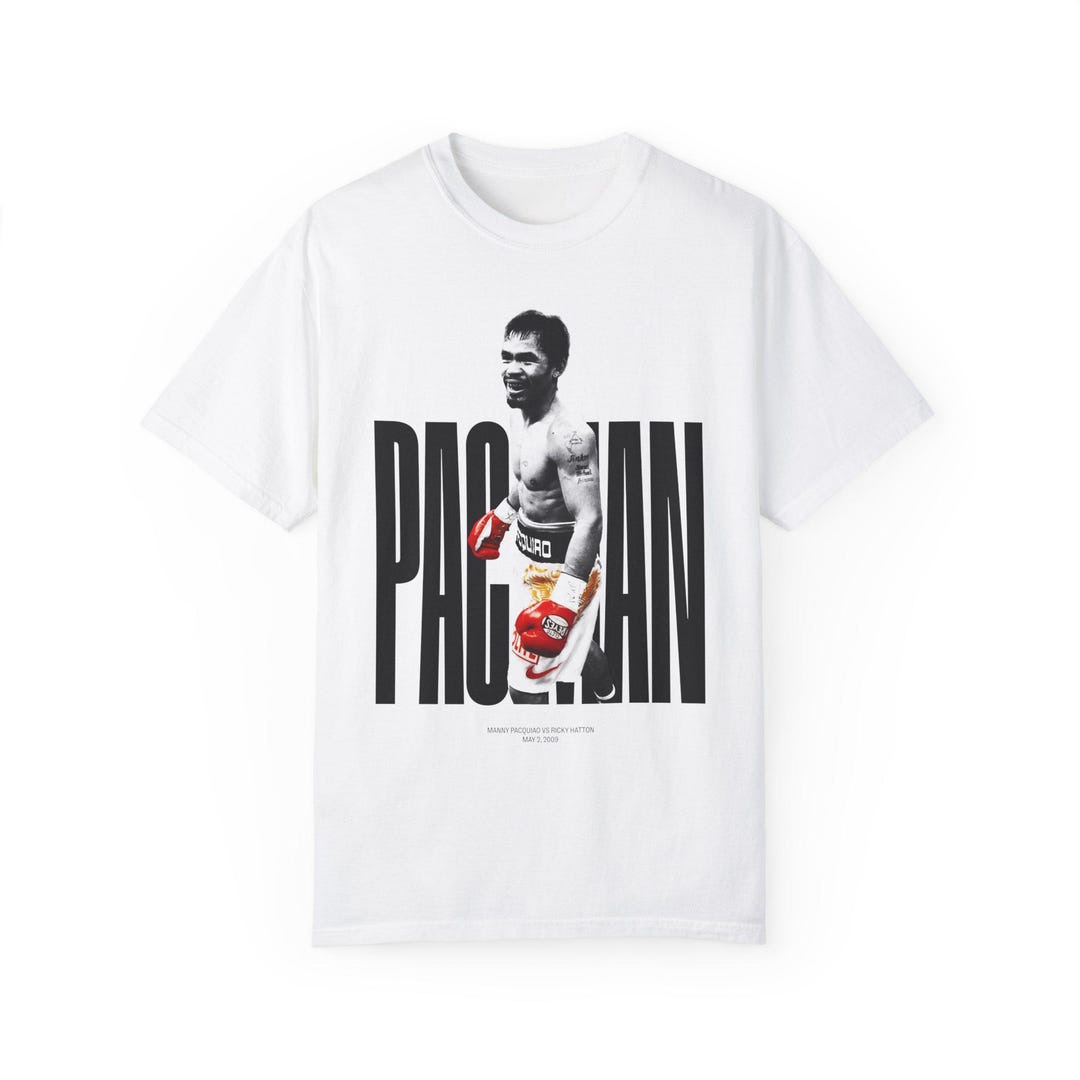 Manny Pacquiao "pacman" Vs Ricky Hatton Boxing T-shirt | Filipino ...